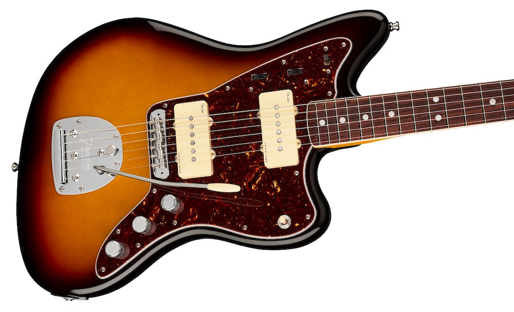Fender American Ultra Jazzmaster Ultraburst Electric Guitar with Elite ...
