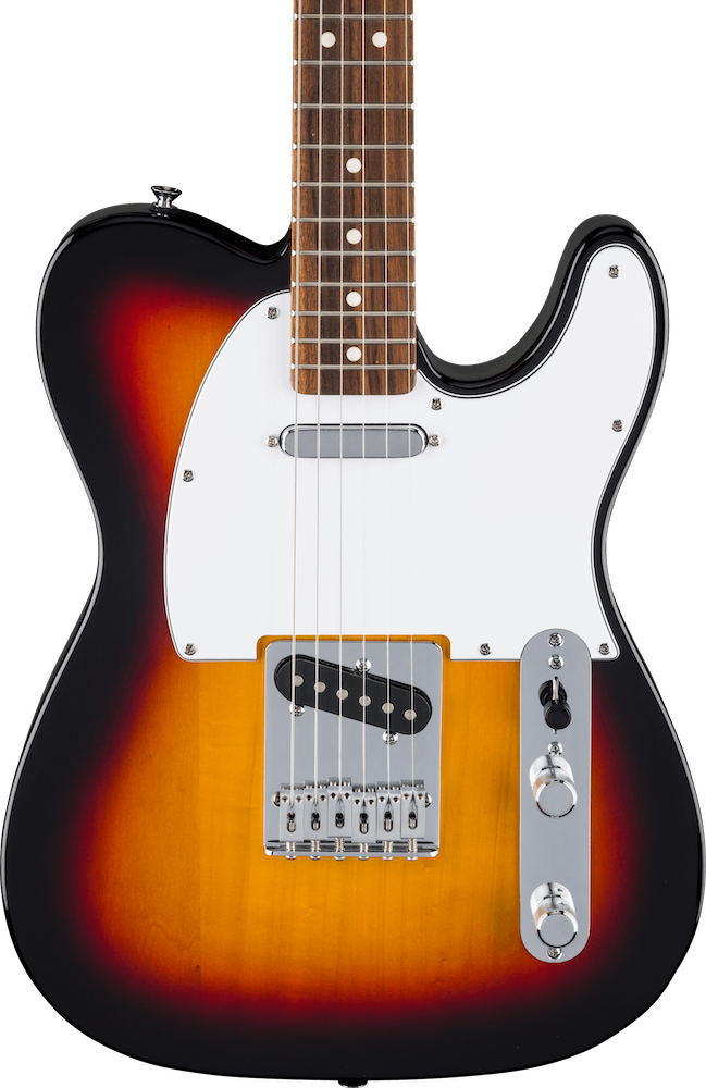 Fender Standard 3-Tone Sunburst Telecaster Electric Guitar, Laurel Fin ...