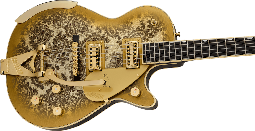 Gretsch Guitars G6134TG LTD Edition Bigsby Gold Paisley Penguin Electr ...