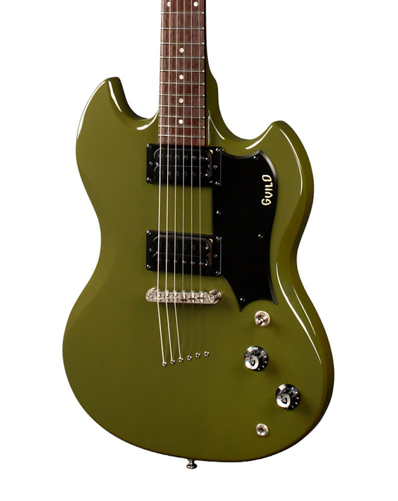 Guild Polara Phantom Green Electric Guitar – Twin Town Guitars