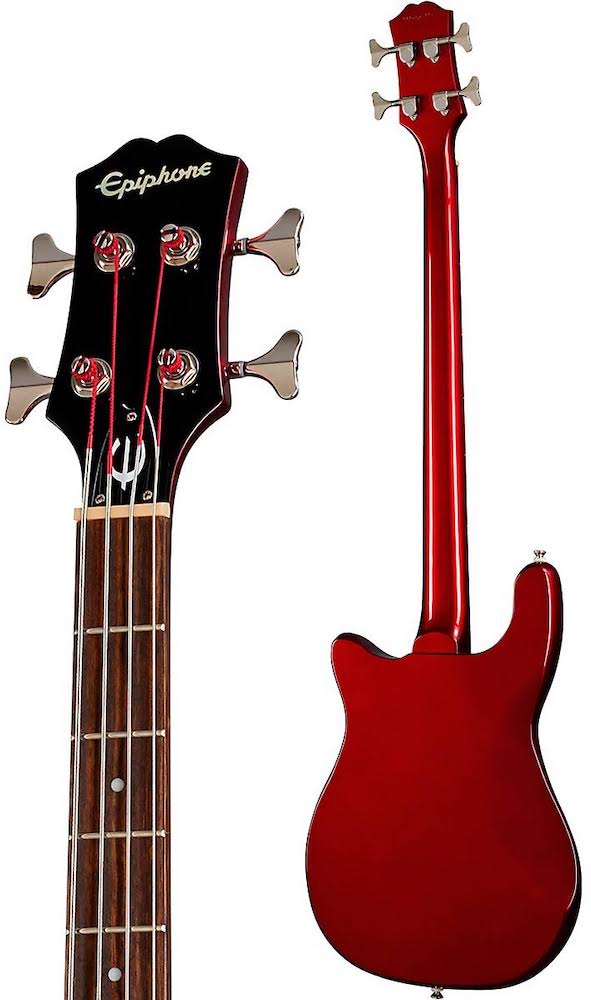 Epiphone Embassy Bass Sparkling Burgundy Electric Bass Guitar – Twin ...