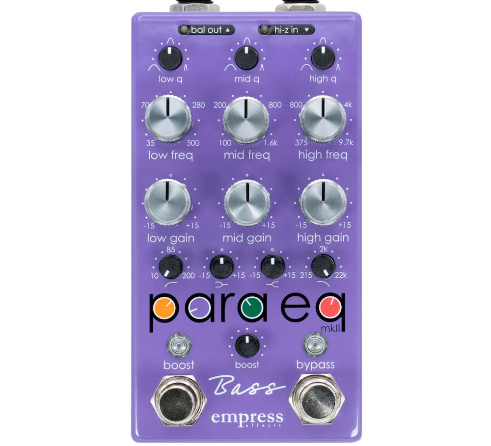 Empress Effects Bass ParaEq Parametric Bass EQ Effects Pedal – Twin ...