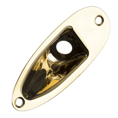 Fender Gold Stratocaster Jack Ferrule (Jack Plate) Import Models – Twin ...
