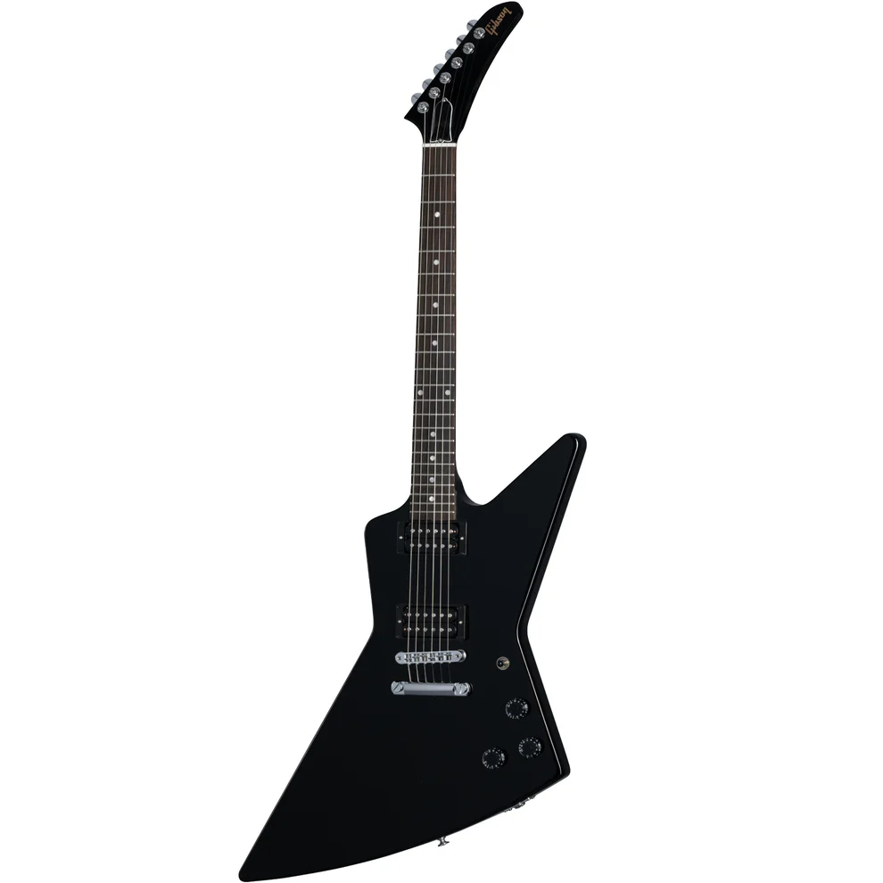 Gibson 80’s Explorer - Ebony Electric Guitar – Twin Town Guitars