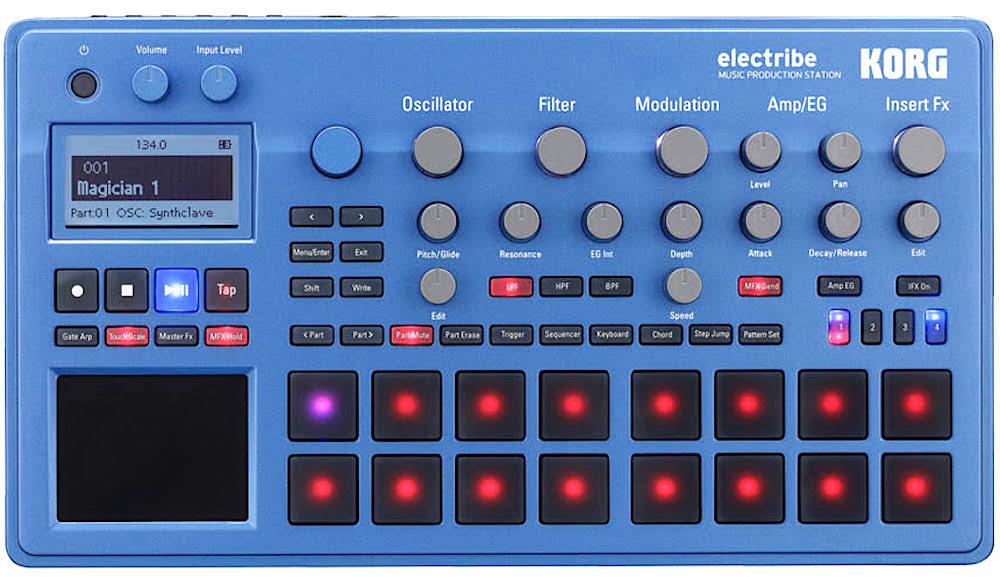 KORG Electribe 2 Blue Music 16-Part Production Station and Drum Machin ...