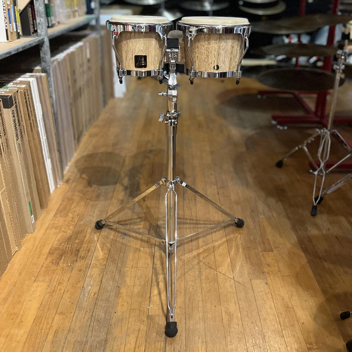 LP Aspire Bongos w/ Stand USED - *LOCAL PICKUP ONLY* – Twin Town Guitars