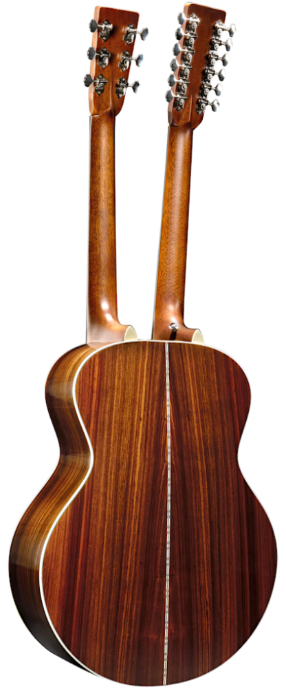 C.F. Martin Guitars Grand J-28E DN Nattural 6-12 Double-Neck Acoustic ...