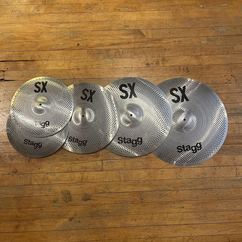 Stagg SXM Silent Cymbal Pack with Gig Bag USED – Twin Town Guitars