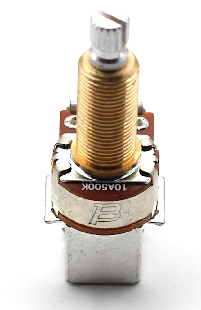 Bourns 500K Push/Pull Audio Taper Long Split Shaft Potentiometer – Twin ...