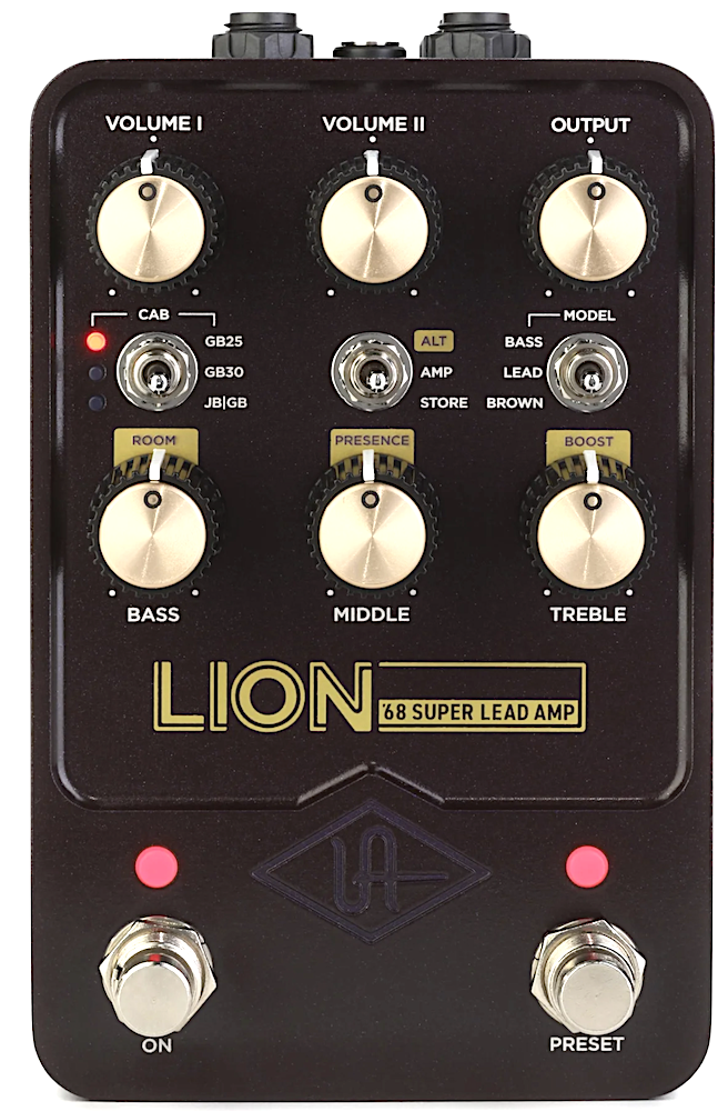 Universal Audio UAFX Lion '68 Super Lead Amplifier Emulation Pedal ...
