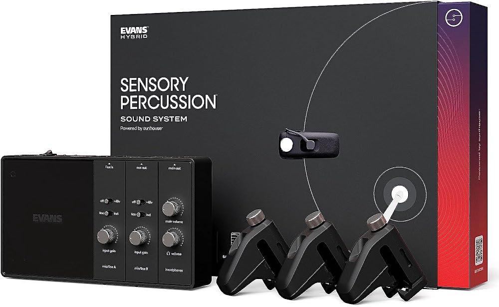 Evans EHSP-1-BUNDLE Sensory Percussion Sound System Bundle for Acousti ...