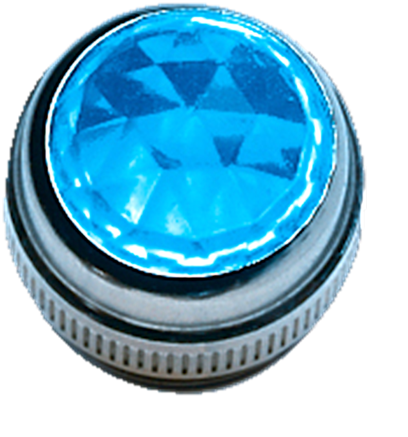Fender Blue Amplifier Jewel Pilot Light Cover – Twin Town Guitars