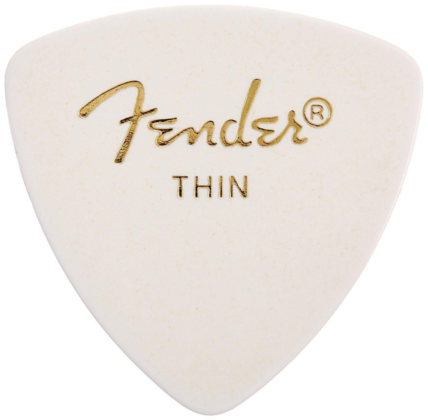 Fender Thin White Classic Celluloid 346 Pick - each – Twin Town Guitars
