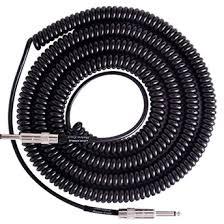 Lava Cable Retro Coil Cable, 20 ft, Straight to Right Angle, Black ...