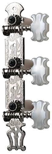 Ping P2622 Chrome Lyre Classical Tuning Machine Heads with Butterfly B ...