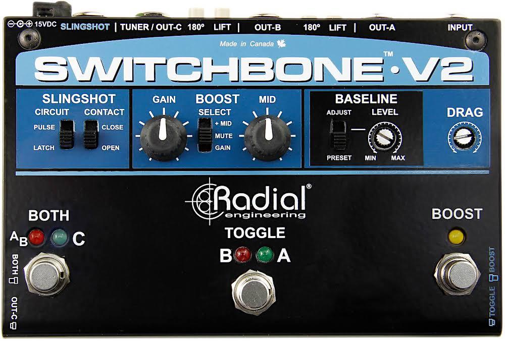 Radial Switchbone V2 ABY/C Amp Selector and Booster – Twin Town Guitars