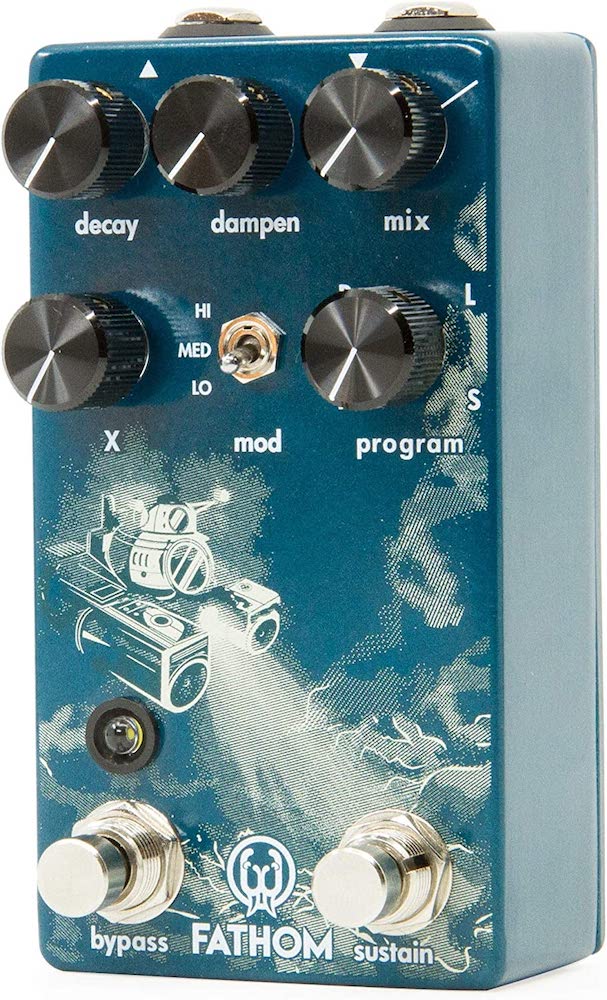 Walrus Audio Fathom Multi-Function Reverb Guitar Effects Pedal – Twin ...